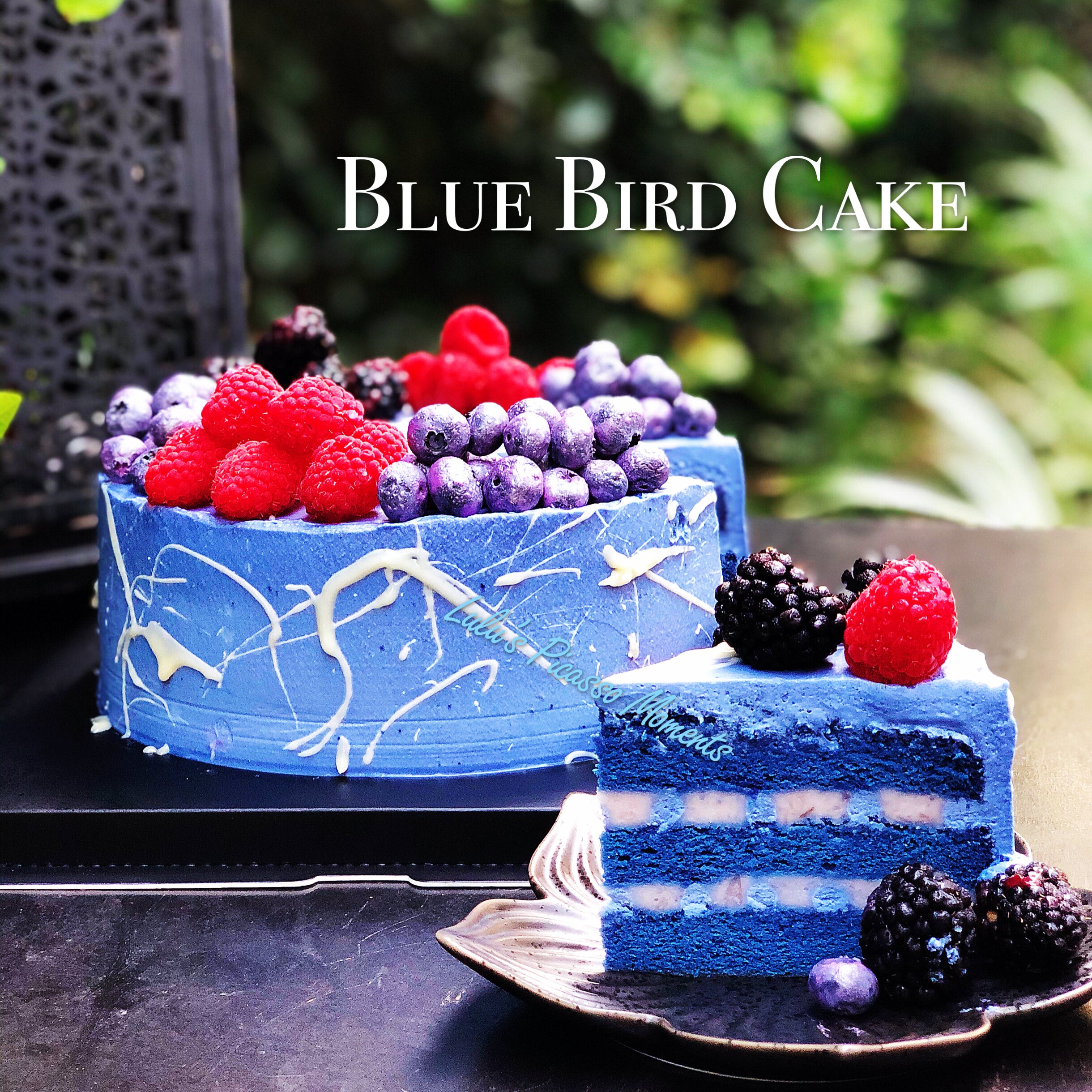 Blue Bird Cake | Picasso Moments Bakery